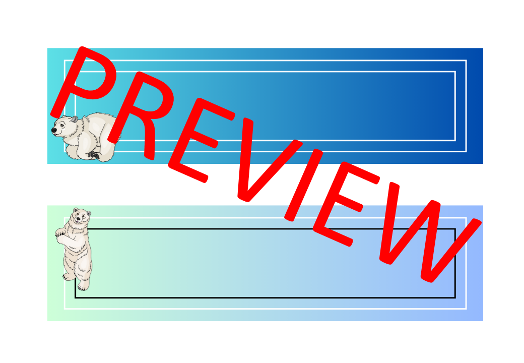 Polar Bear Theme Drawer Cart Labels Editable | Made By Teachers