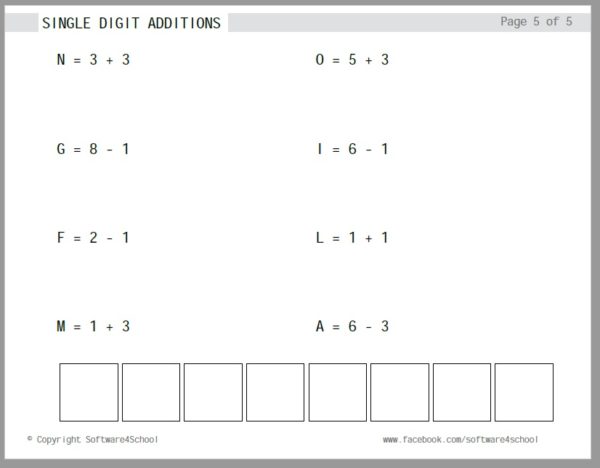 ONE DIGIT ADDITION WORKSHEETS - FREEBIE | Made By Teachers