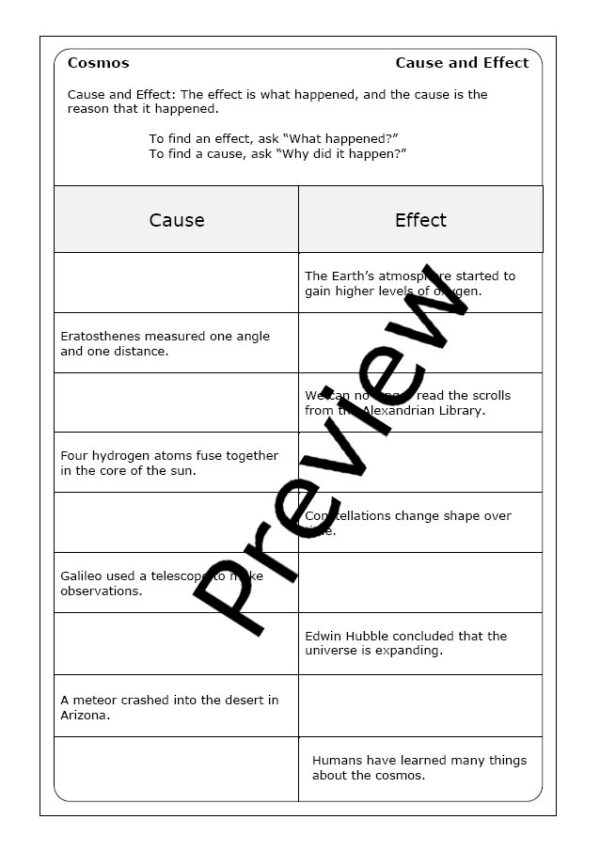 Carl Sagan "Cosmos" worksheets | Made By Teachers
