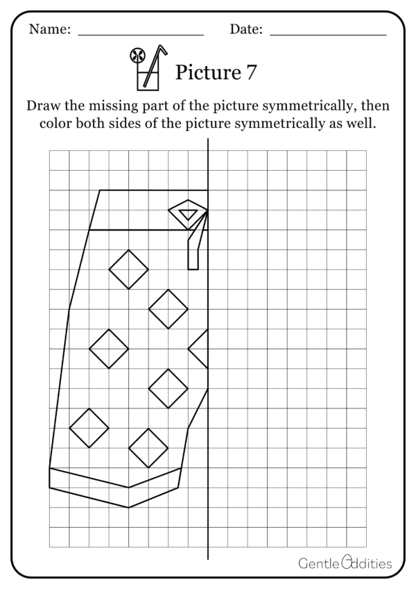 Summer Symmetry and Coloring Math Centers | Made By Teachers