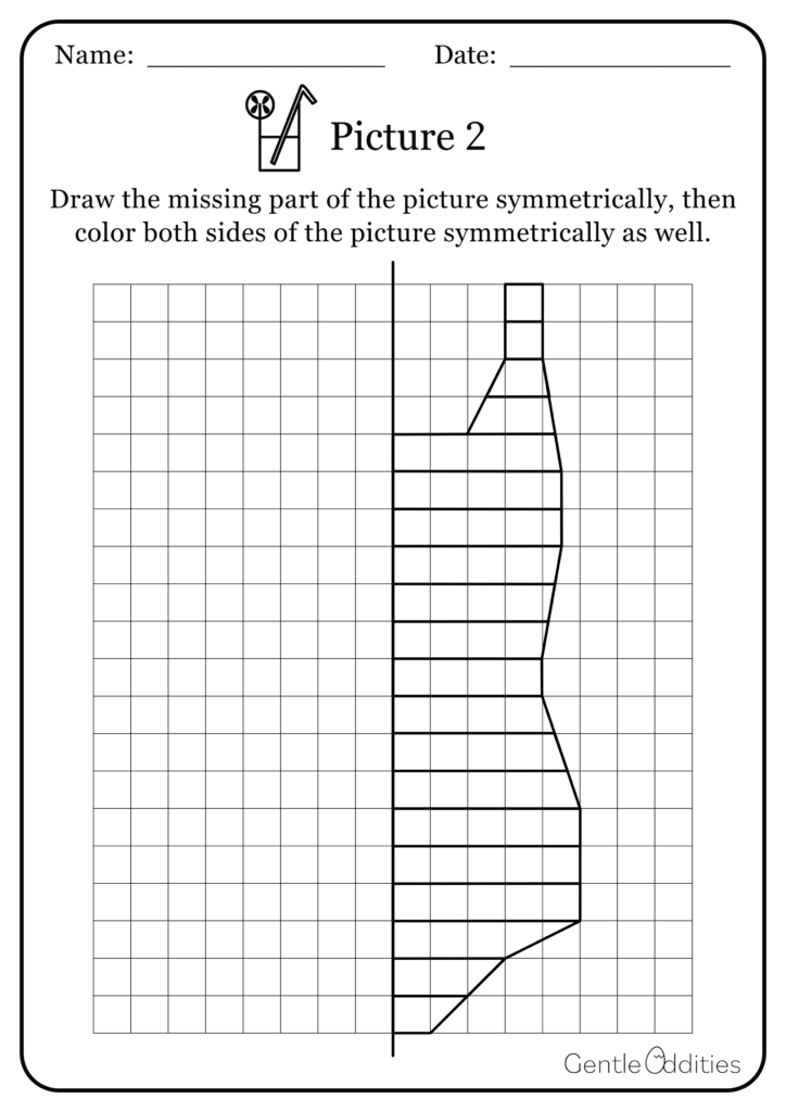 Summer Symmetry and Coloring Math Centers | Made By Teachers