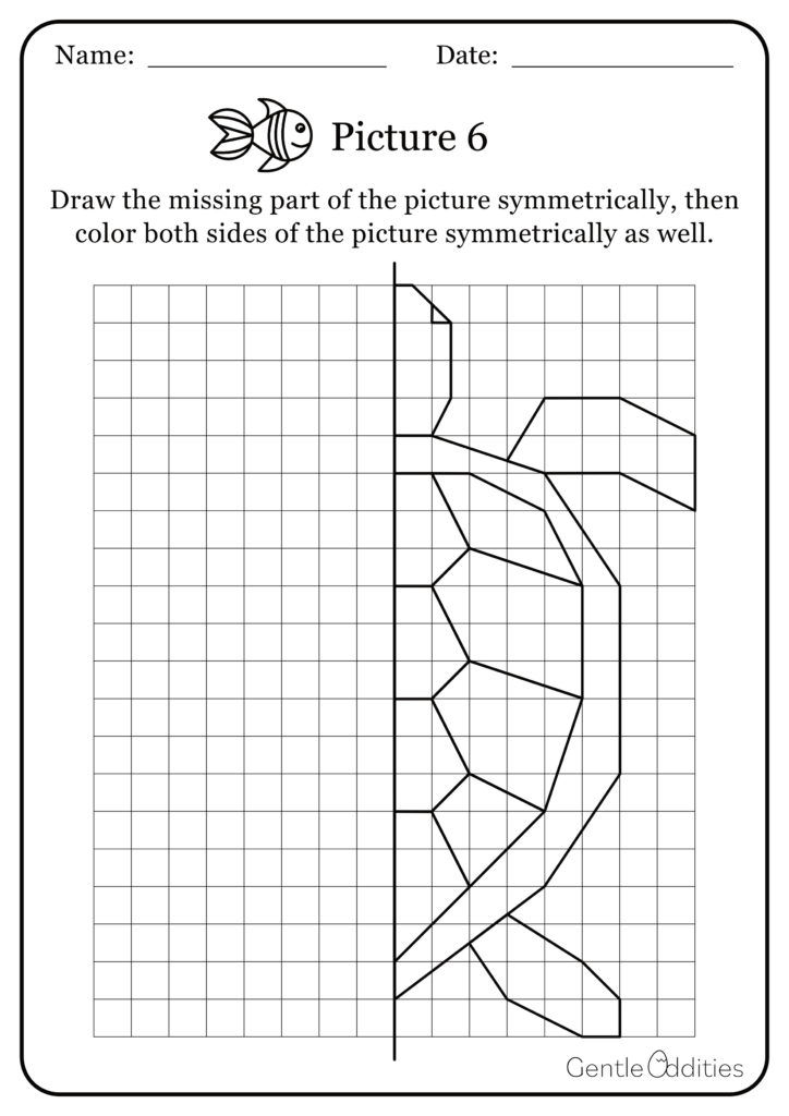 Summer Sea Symmetry and Coloring Math Centers | Made By Teachers