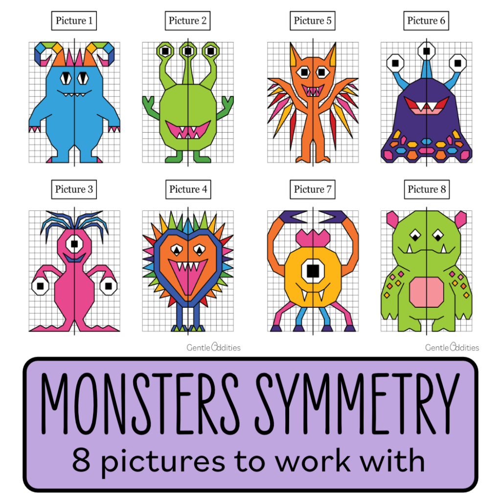 Summer Symmetry and Coloring Math Centers | Made By Teachers