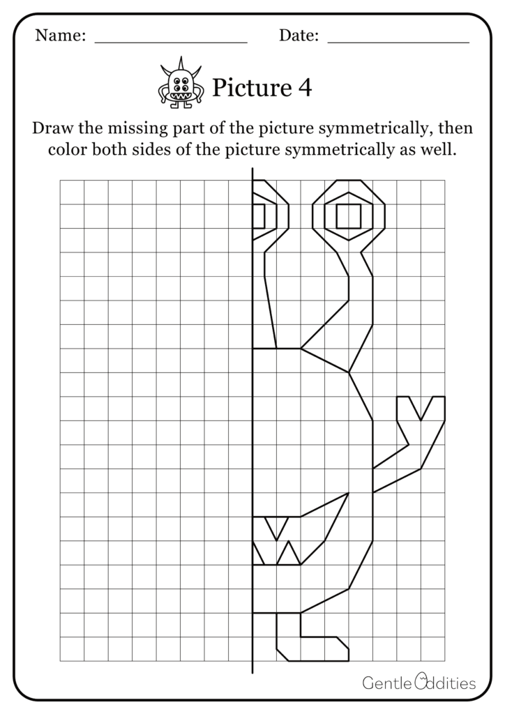 Summer Symmetry and Coloring Math Centers | Made By Teachers
