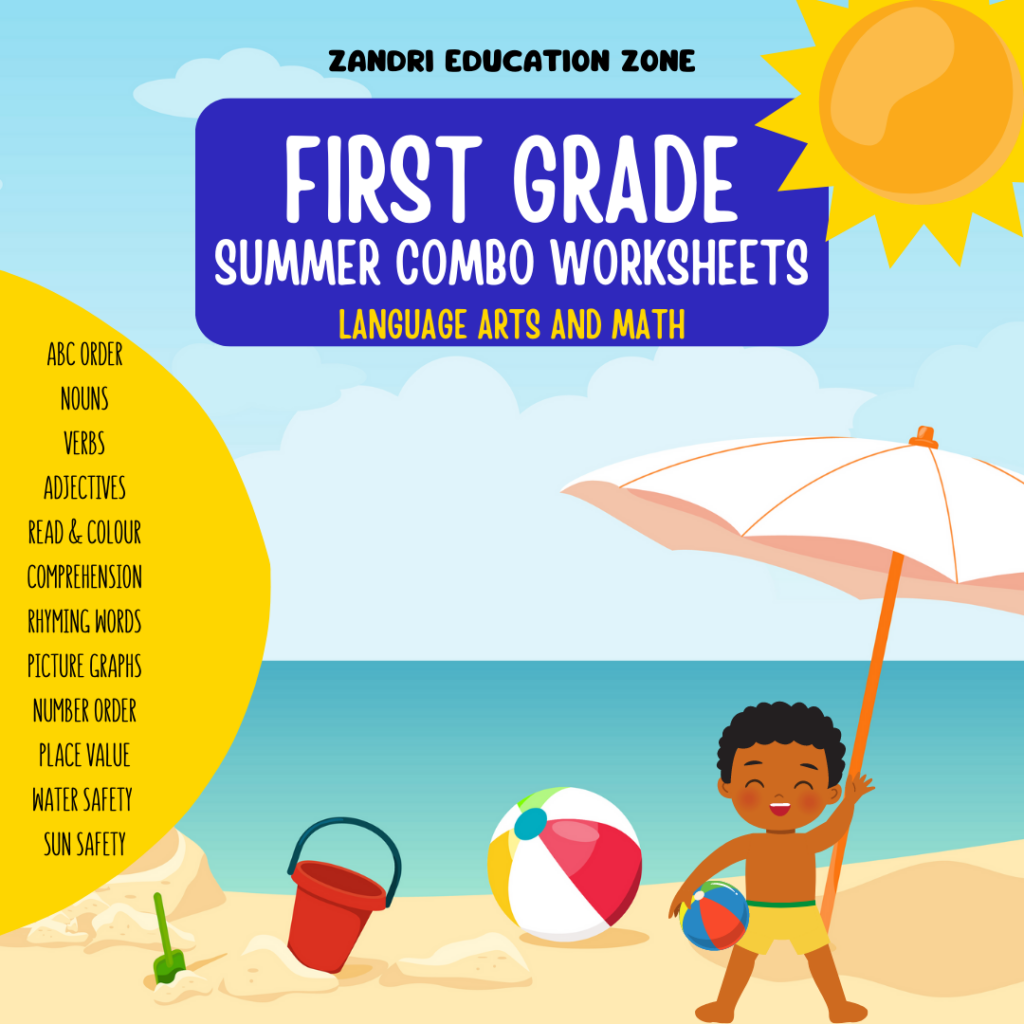 First Grade Combo Summer Worksheets | Made By Teachers