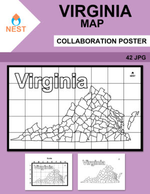 Virginia Map Collaboration Poster | Made By Teachers