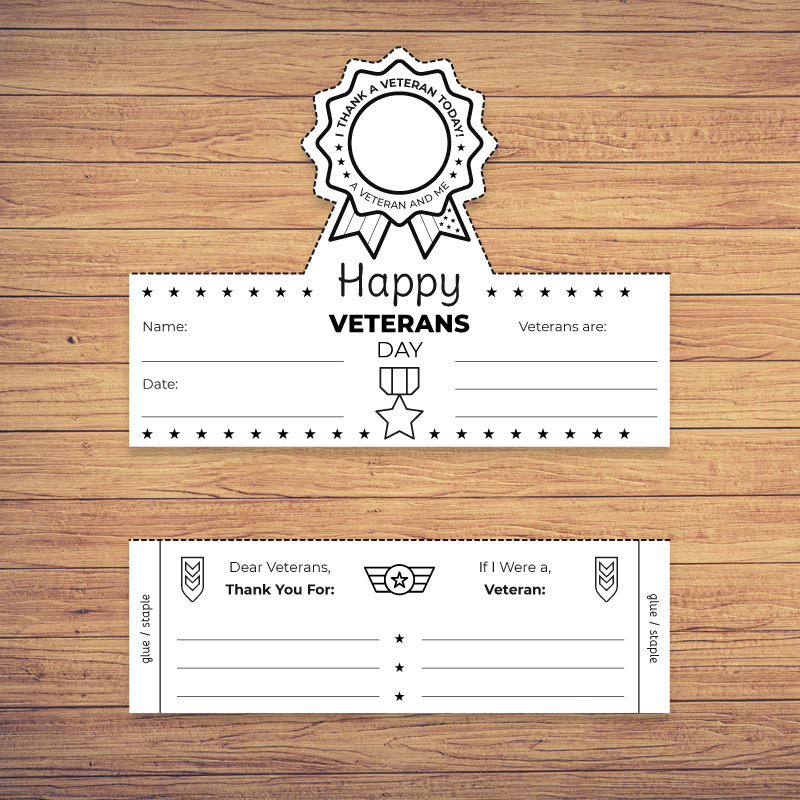 Veterans Day Crown | Made By Teachers