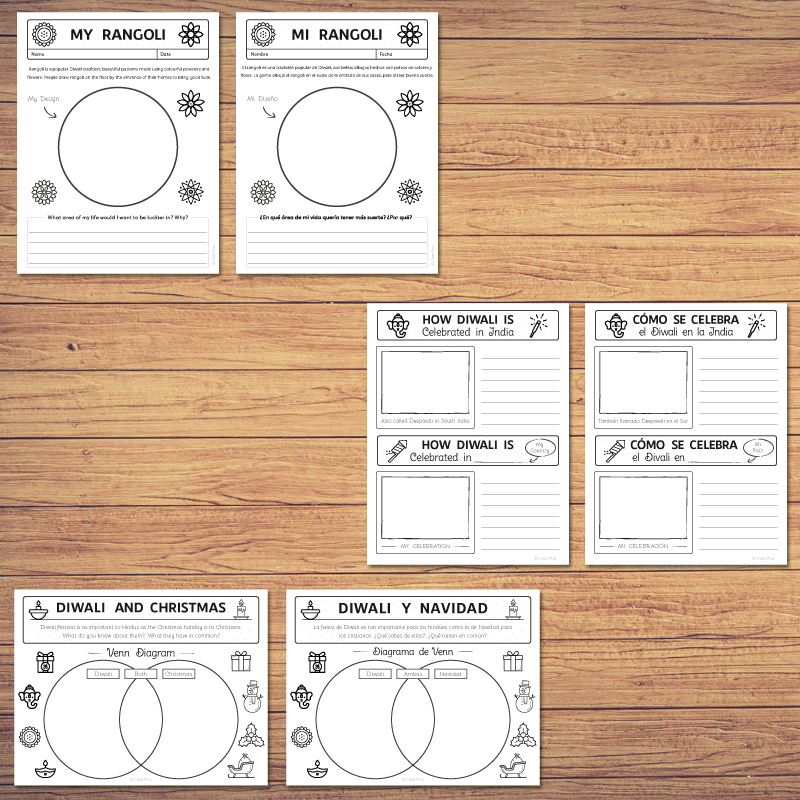 Diwali Activities BUNDLE | Made By Teachers