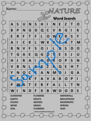 Nature Word Search Puzzle | Made By Teachers