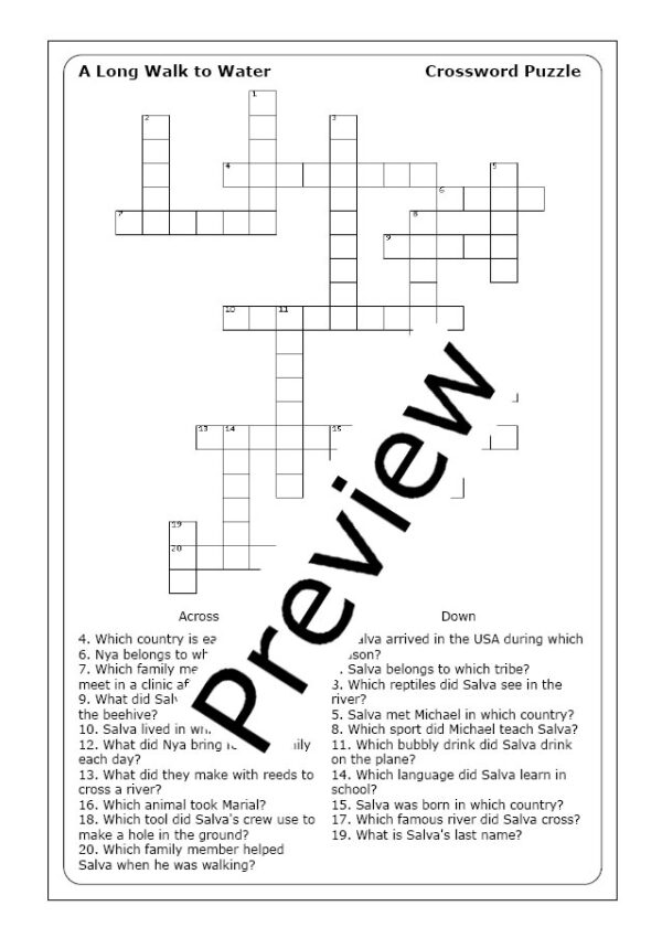 Linda Sue Park "A Long Walk to Water" worksheets | Made By Teachers