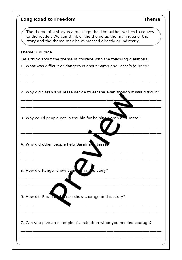 Kate Messner "Long Road to Freedom" worksheets | Made By Teachers