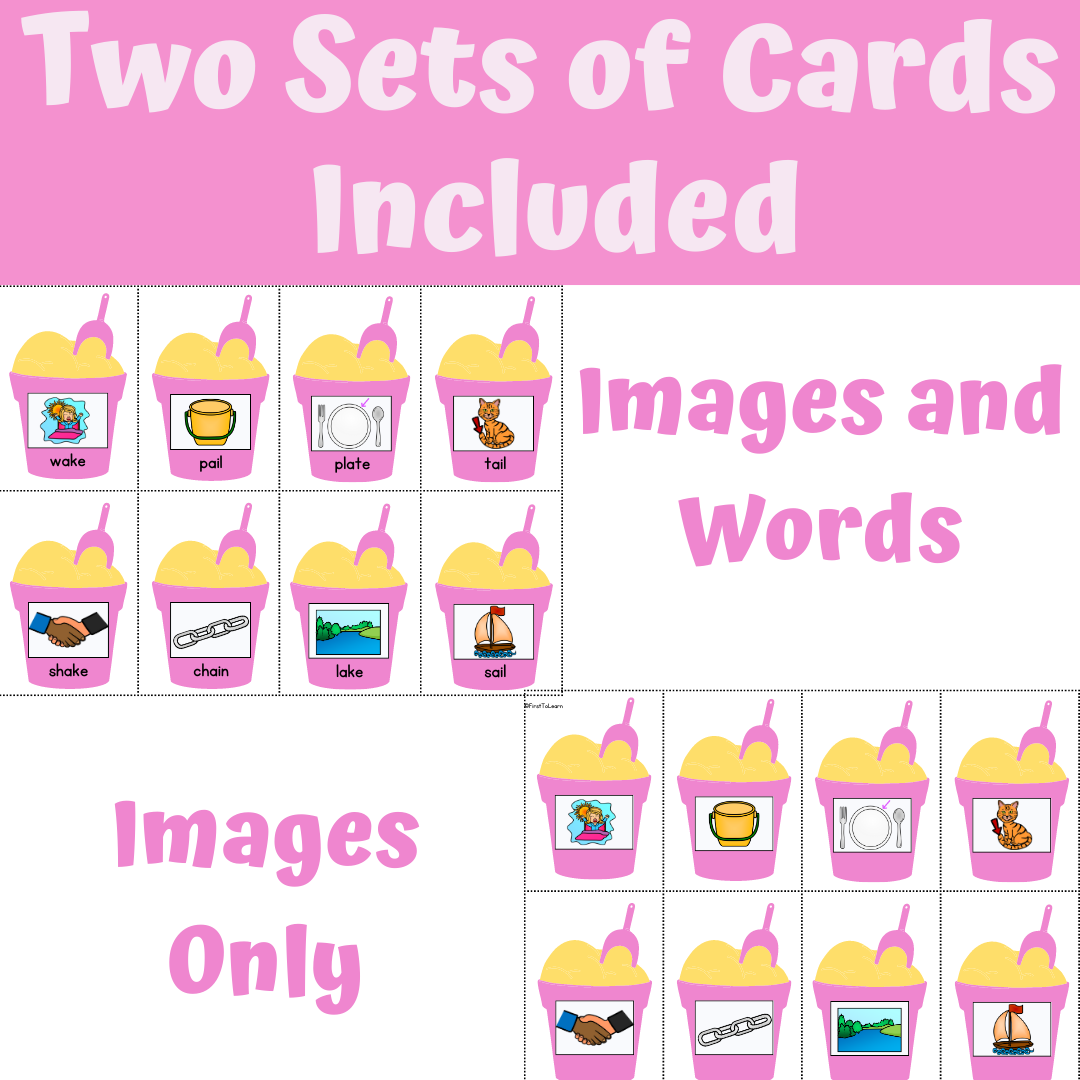 Lona a (a_e, ai) Sort Phonics Center First Grade | Made By Teachers