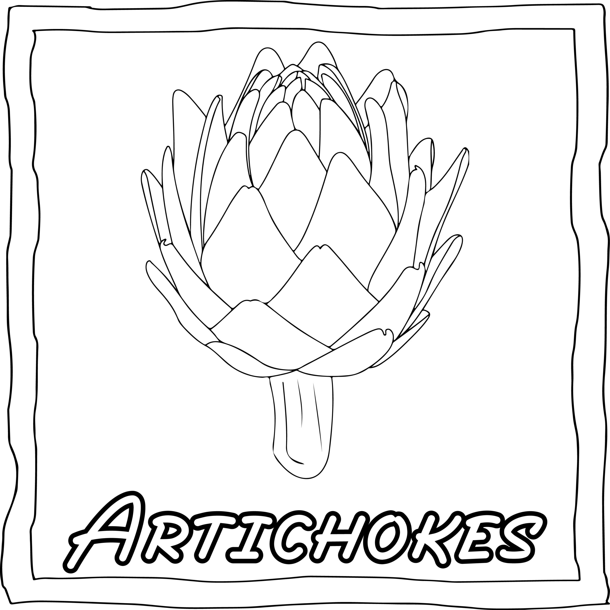 Vegetables Coloring Book : Easy and Fun Vegetables Coloring Pages for ...