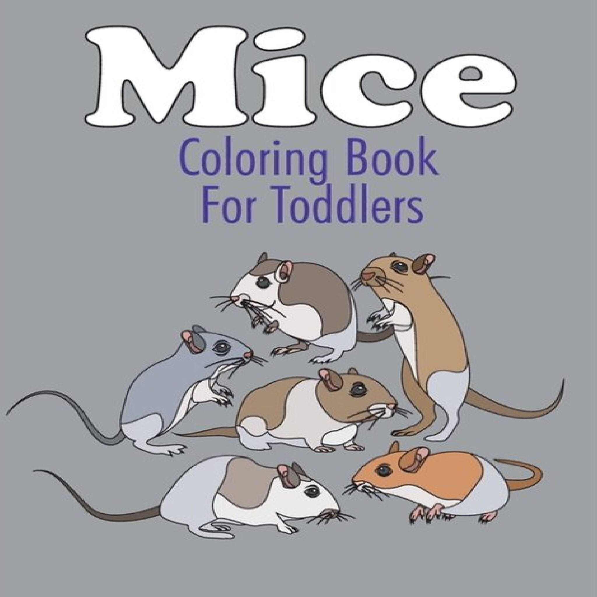 Mice Coloring Book : Easy and Fun Mice Coloring Pages for Kids | Made ...