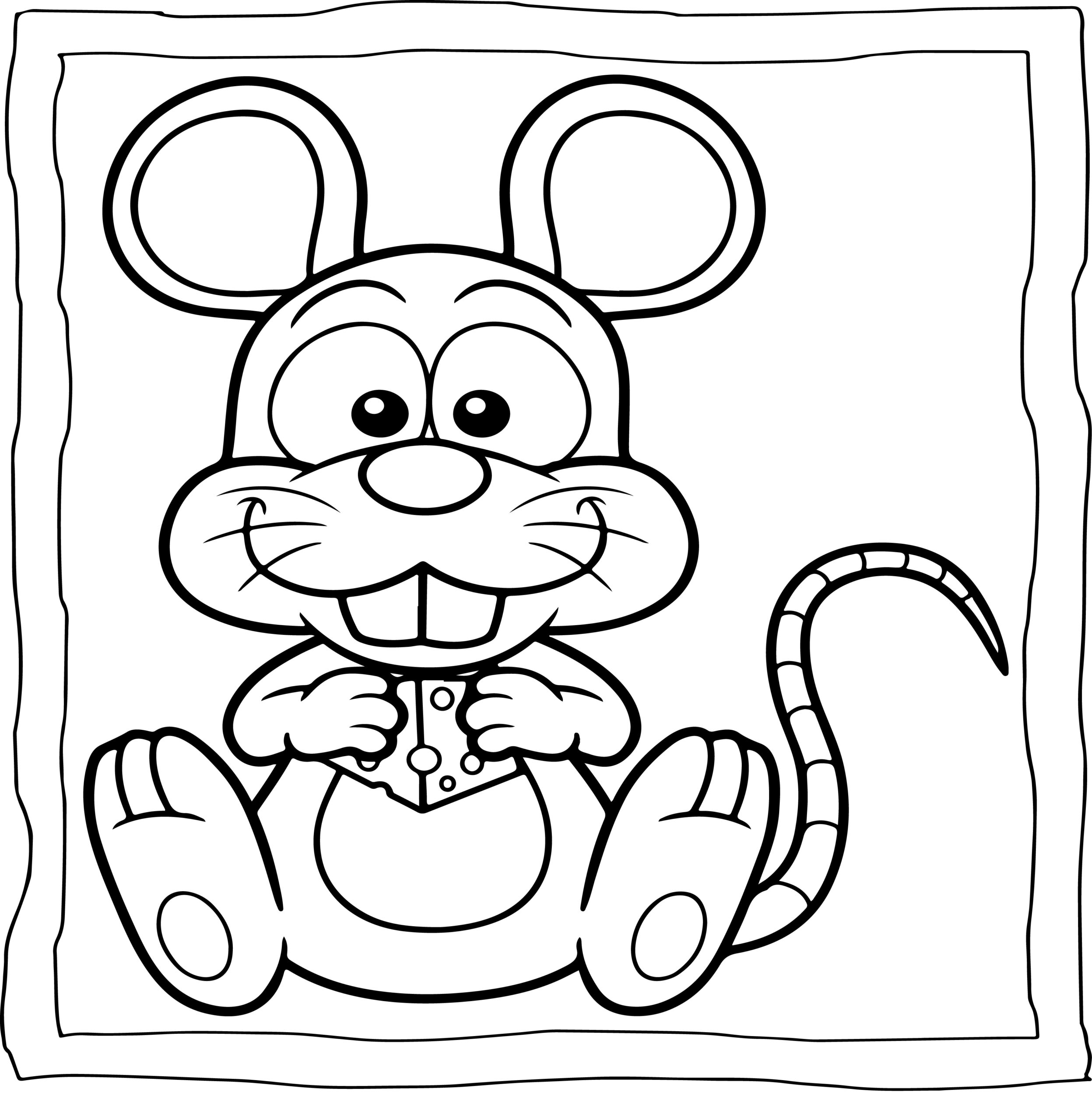 Mice Coloring Book : Easy and Fun Mice Coloring Pages for Kids | Made ...