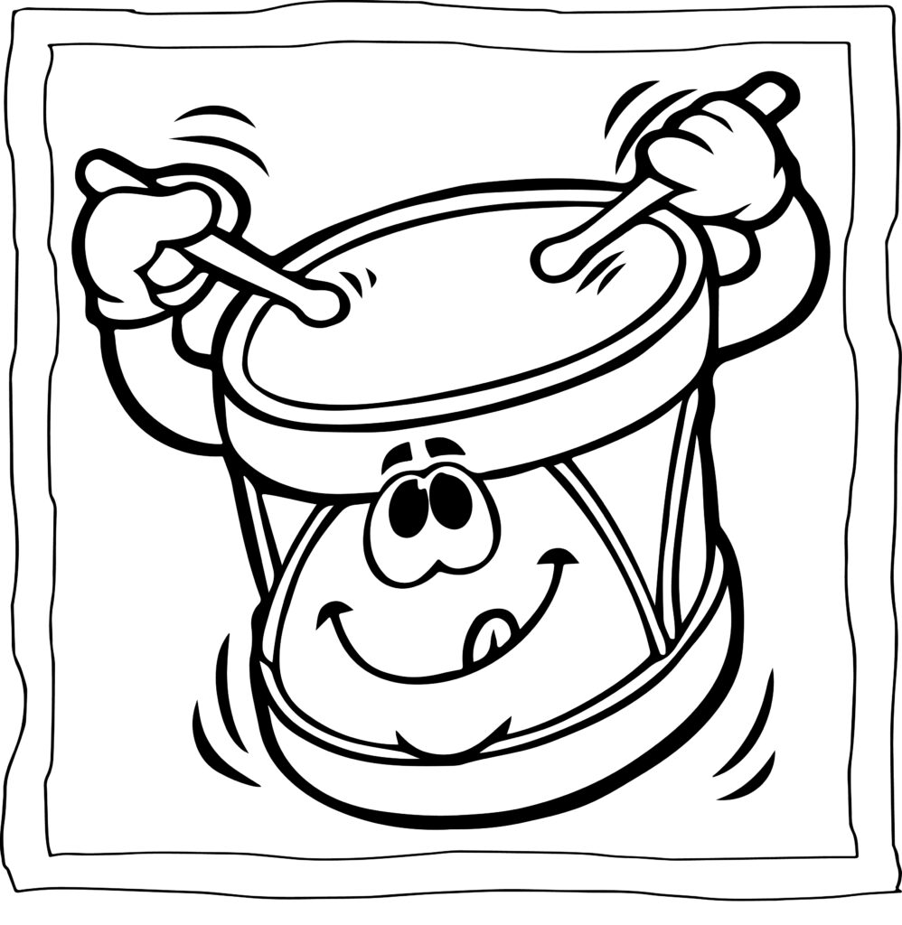 Music Instruments Coloring Book : Easy and Fun Music Coloring Pages for ...