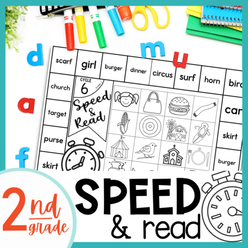 2nd Grade Phonics Speed & Read Game Boards | Phonics Activity for ...