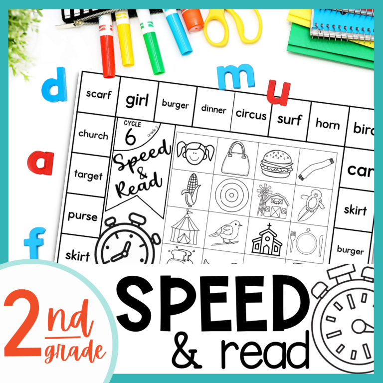 2nd Grade Phonics Speed & Read Game Boards | Phonics Activity for ...