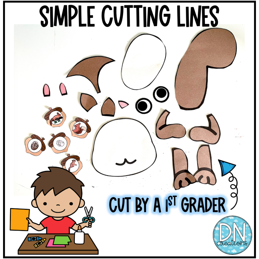 Squirrel Life Cycle Craft | Squirrel Craft | Woodland Animal Craft ...