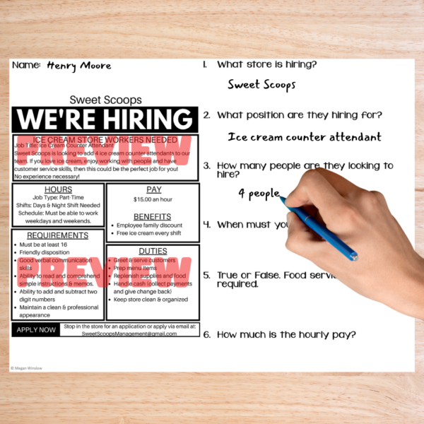 Understanding Job Postings - Summer Edition - Functional Text ...