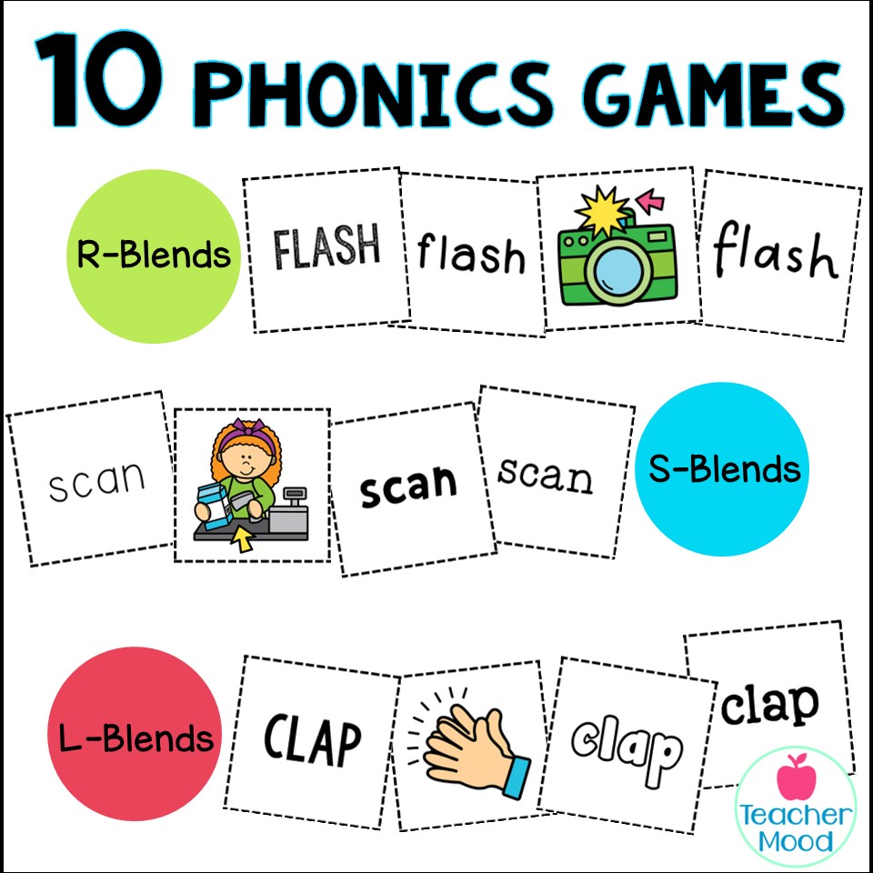 Phonics Games | Beginning Blends | Structured Literacy Phonics Card ...