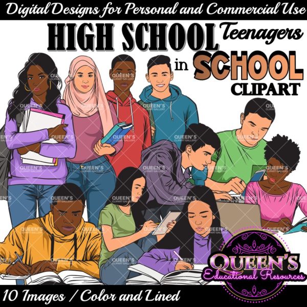 Teens Clipart | High School Teenagers Clipart | Teenagers Clipart ...