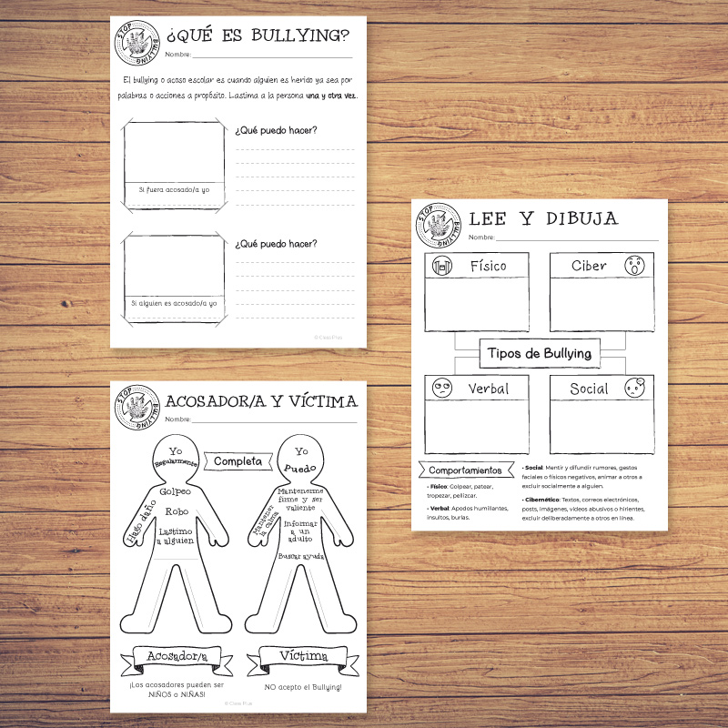 Anti-Bullying Actividad (Acoso Escolar) | Made By Teachers