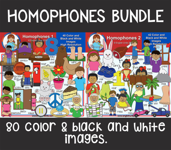Clip Art - Homophones Bundle | Made By Teachers