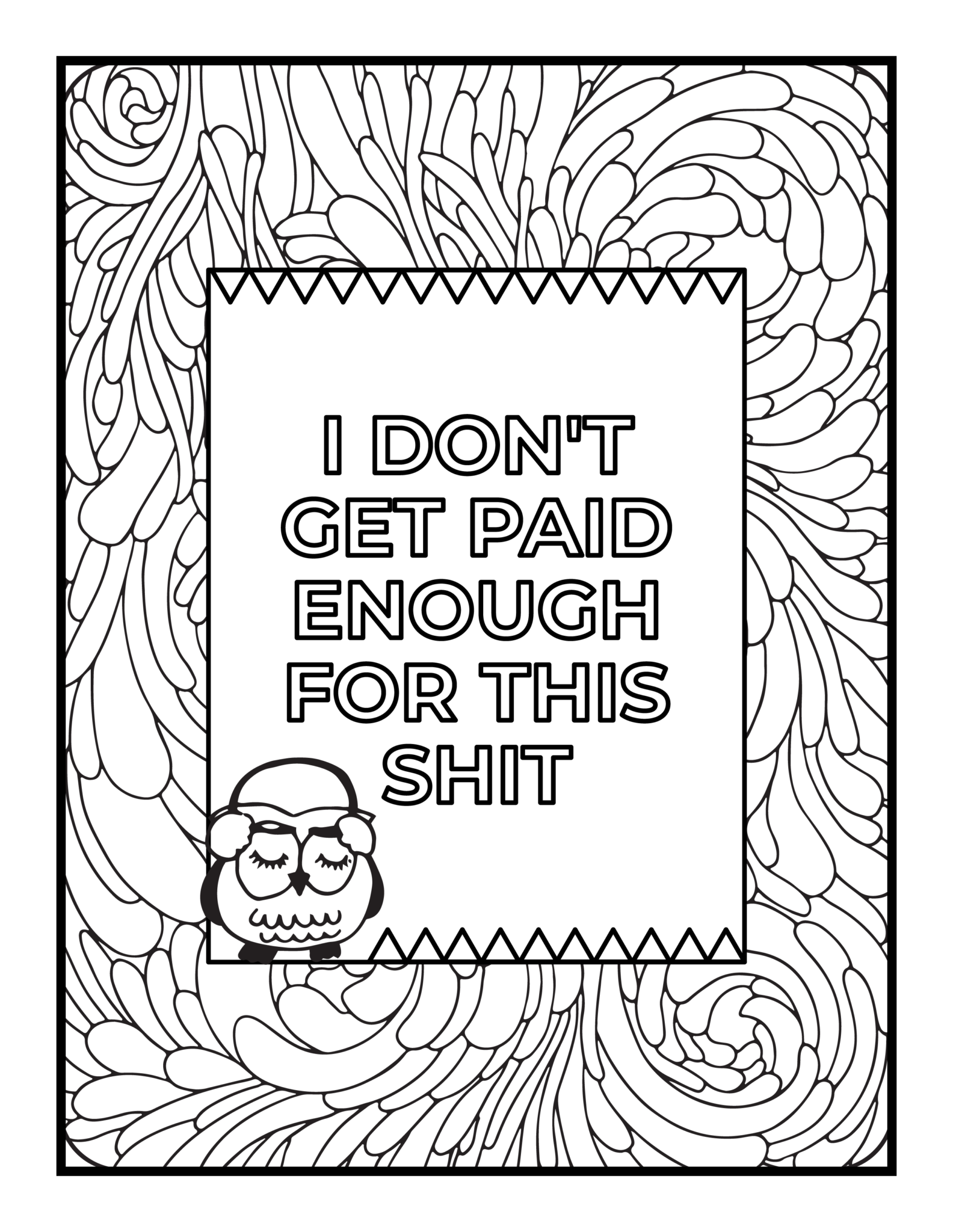 Relax and Unwind with Our Swear Words Coloring Pages - Perfect for ...