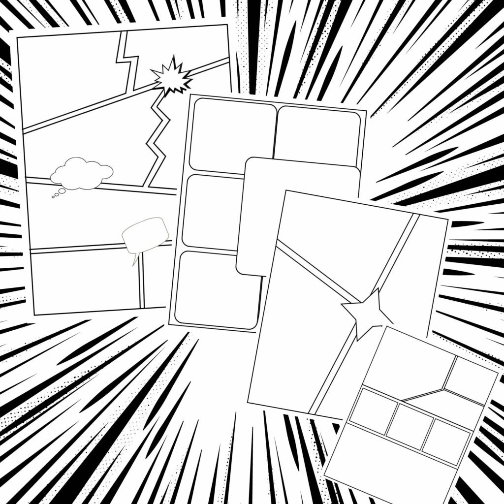 comic strip template | Made By Teachers