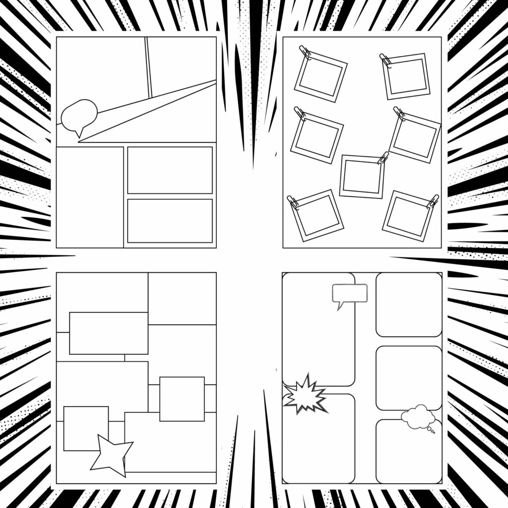 comic strip template | Made By Teachers