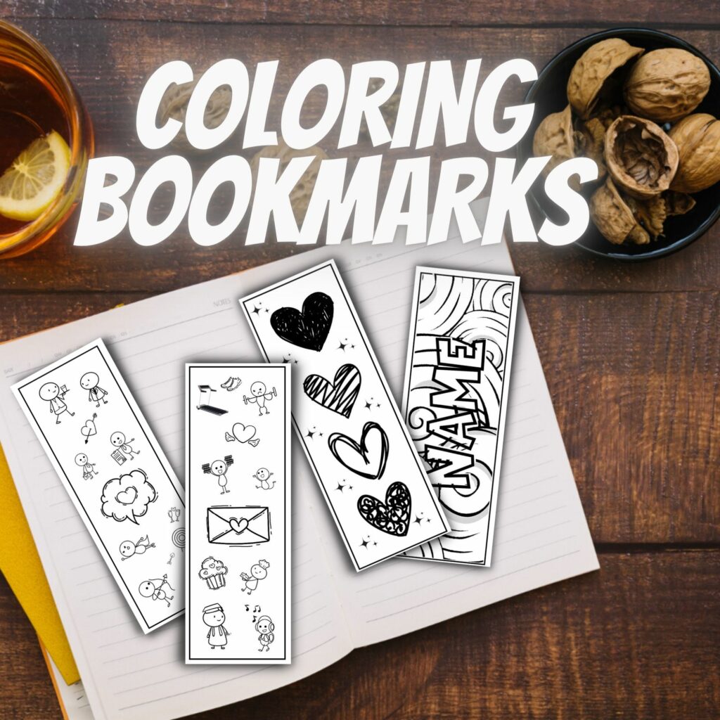 COLORING BOOKMARKS | Made By Teachers