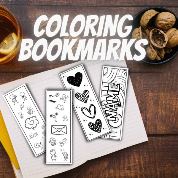 COLORING BOOKMARKS | Made By Teachers