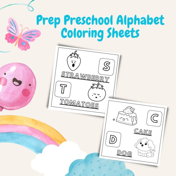 Prep Preschool Alphabet Coloring Sheets | Made By Teachers