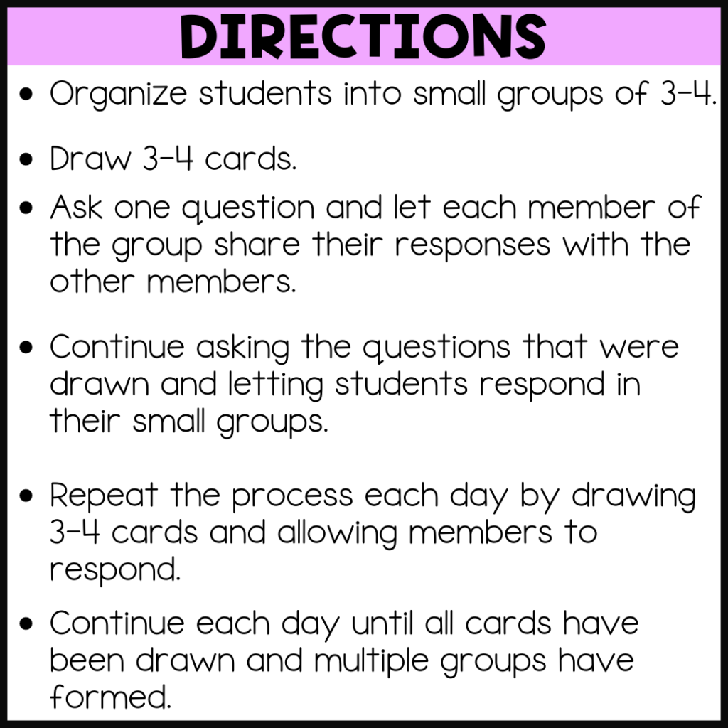 AVID Back to School Icebreaker - Editable Circle Discussion Prompt ...