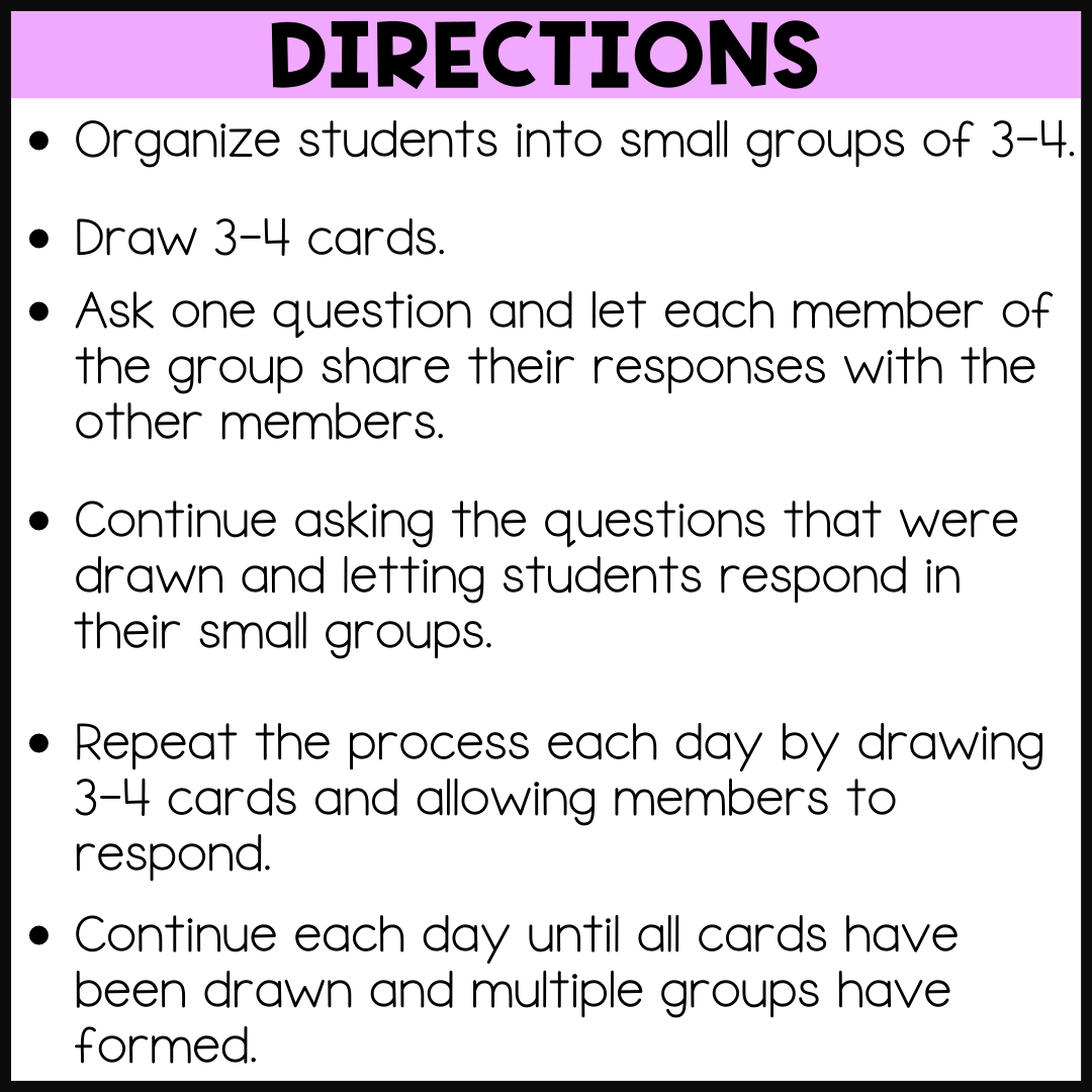 AVID Back to School Icebreaker - Editable Circle Discussion Prompt ...