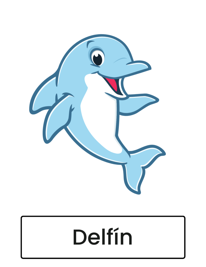 Spanish Ocean Animals Flashcards & Worksheets. Vocab & activity games ...