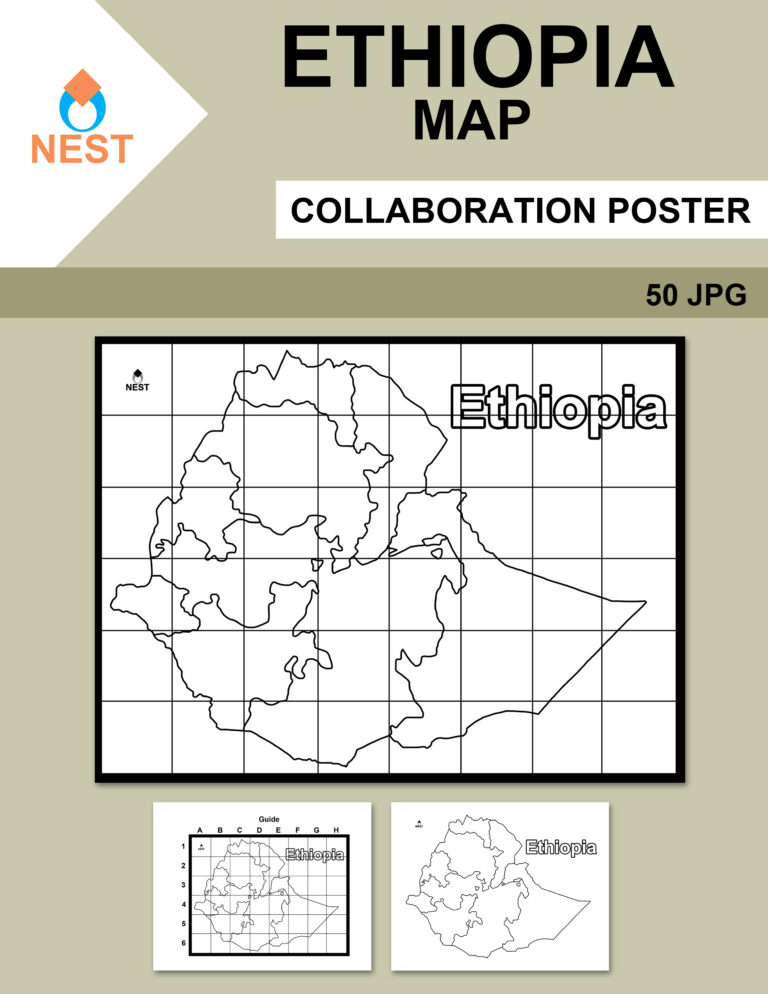 Ethiopia Map Collaboration Poster | Made By Teachers