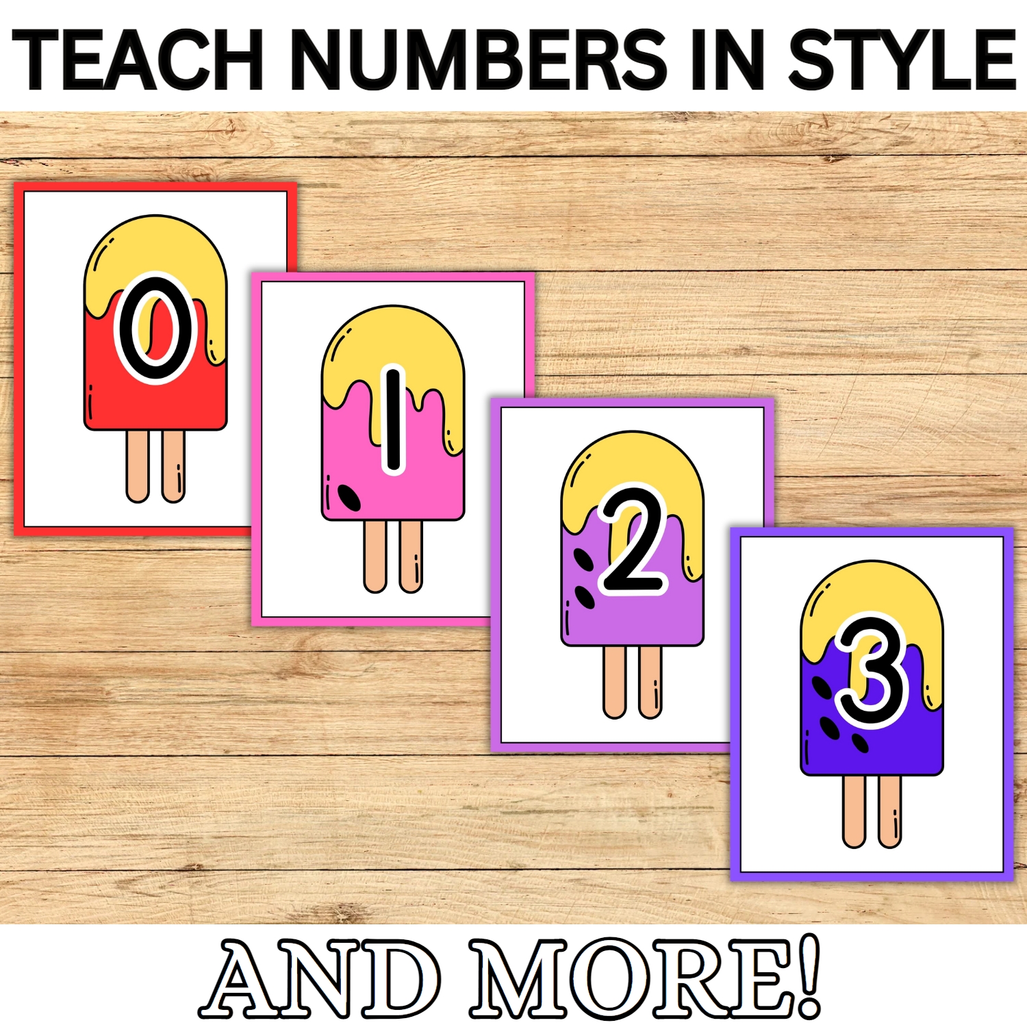 Teach Numbers in Style with These Summer Classroom Decor Posters ...