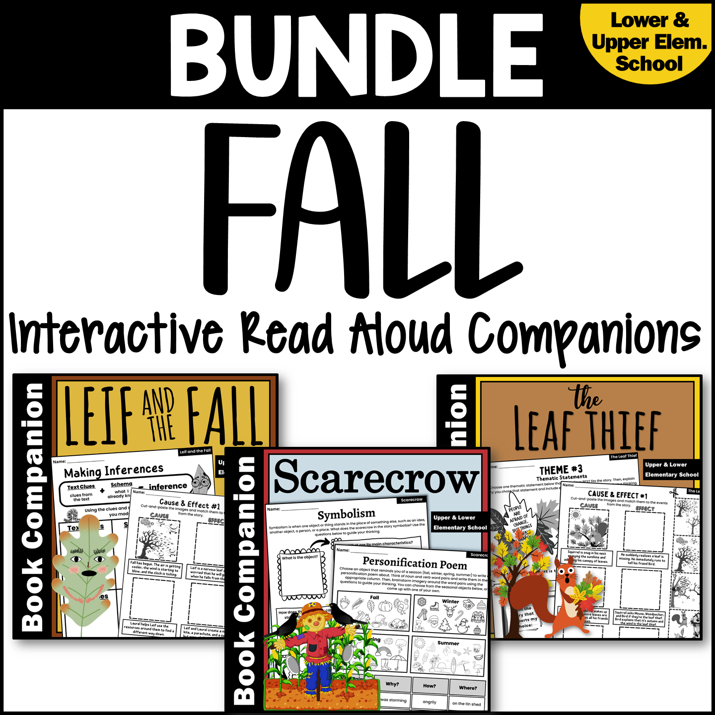 Fall Read-Aloud Activity BUNDLE | Made By Teachers