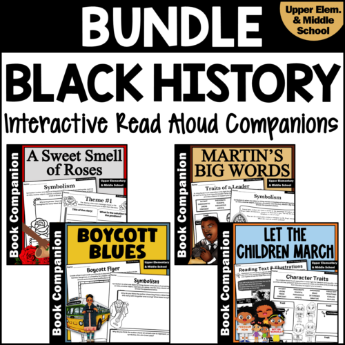 Black History Month Book Companion & Read-Aloud Activities BUNDLE ...