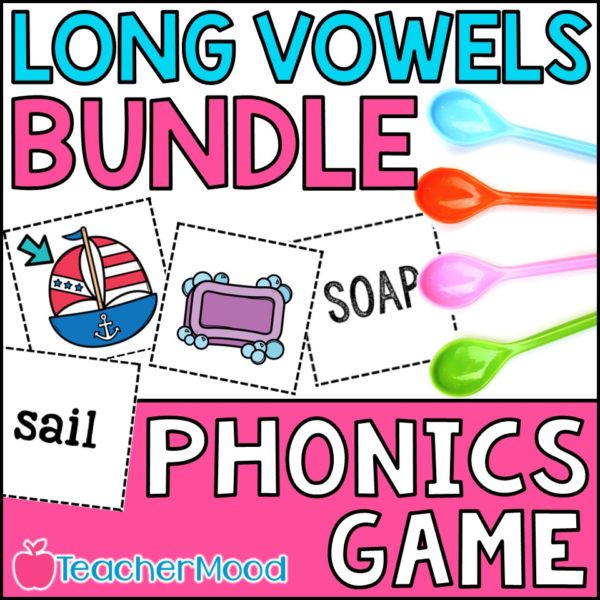 Phonics Games | Long Vowel Teams | Phonics Card Games Spoons | Made By ...