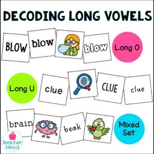 Phonics Games | Long Vowel Teams | Phonics Card Games Spoons | Made By ...