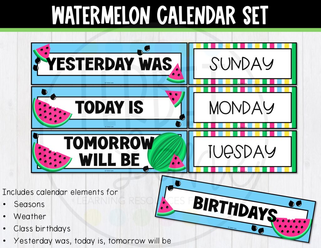 Watermelon Classroom Themes Decor Bundle | Made By Teachers