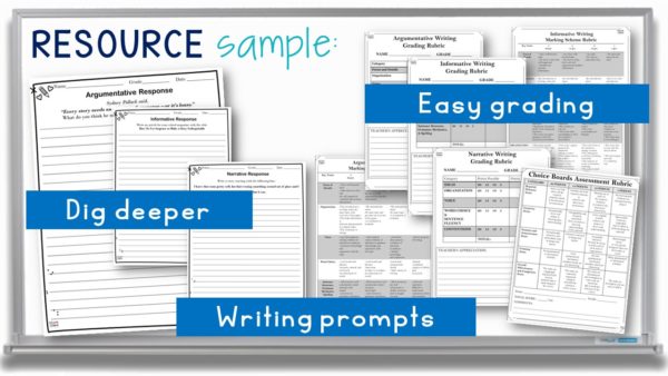 Mystery and Suspense Unit - Middle School Reading Prompts - Print and ...