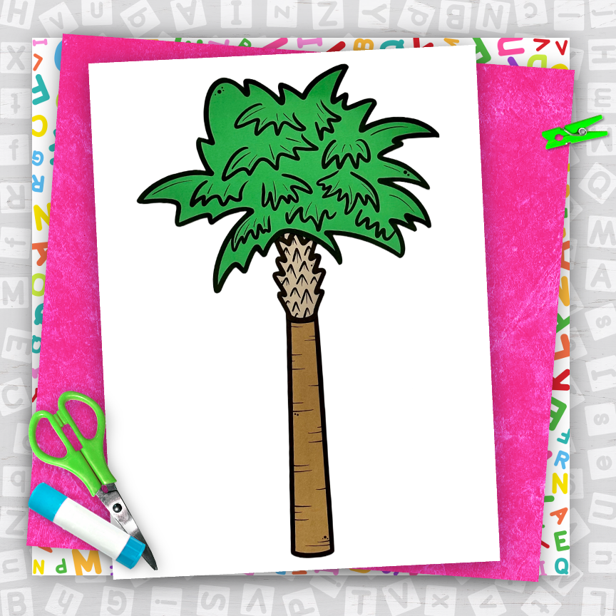Sabal Palm Tree Craft | Florida State Symbols | South Carolina State ...