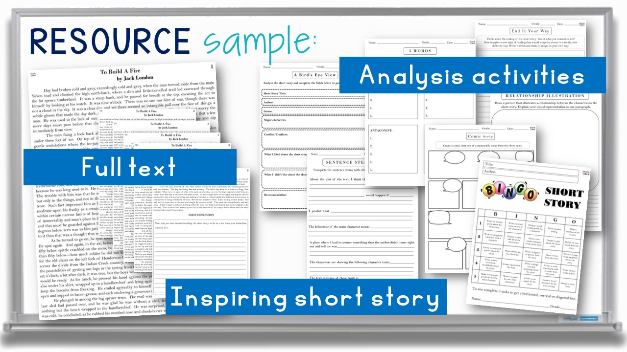 Adventure Unit - Middle School Paired Reading, Prompts - Print and ...