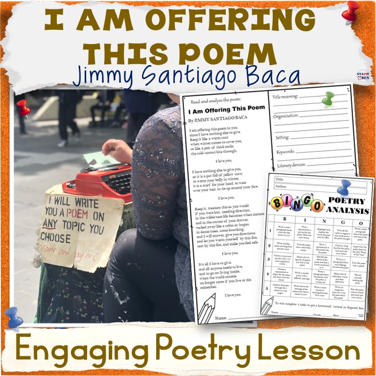 I Am Offering This Poem by Jimmy Santiago Baca - Print and Digital ...
