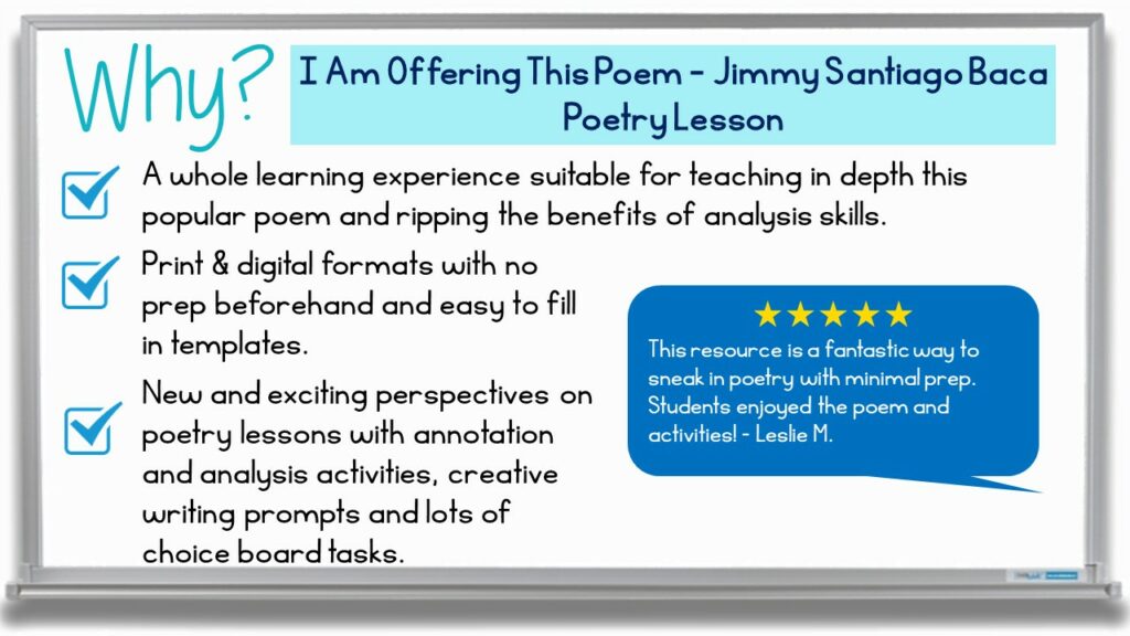 I Am Offering This Poem by Jimmy Santiago Baca - Print and Digital ...