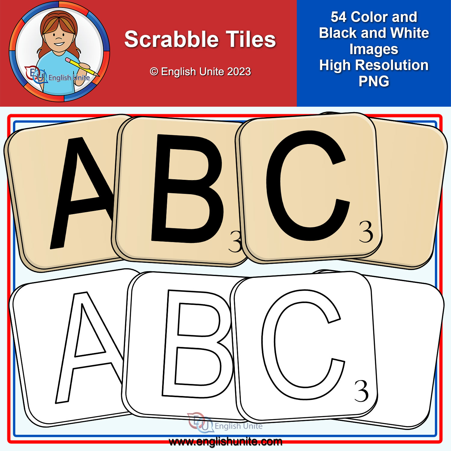 Clip Art - Scrabble Tiles | Made By Teachers